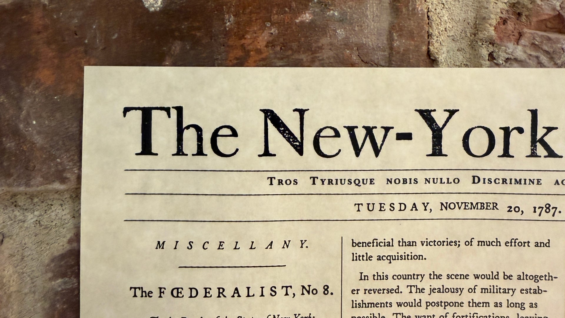 Introducing The Most Authentic Way To Experience The Federalist Papers ...